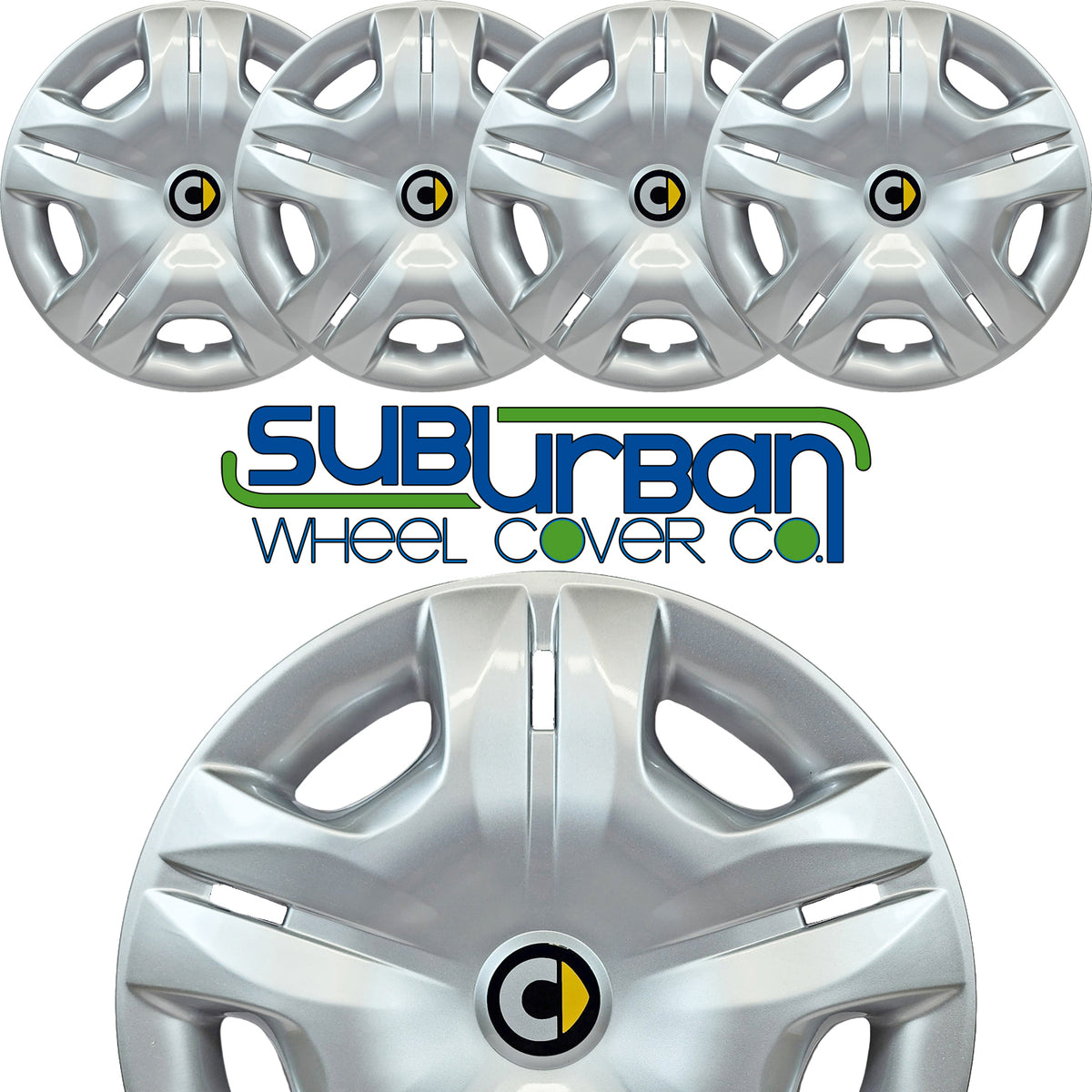 15" Replacement Hubcaps - Fits Smart Car 497-15SM – Suburban Wheel Cover
