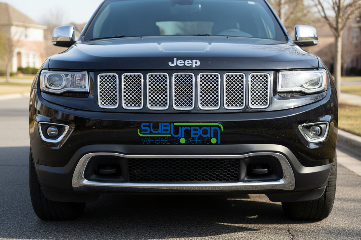 '14-16 Jeep Grand Cherokee Chrome Mesh Grille Insert / Overlay GI/403 ...