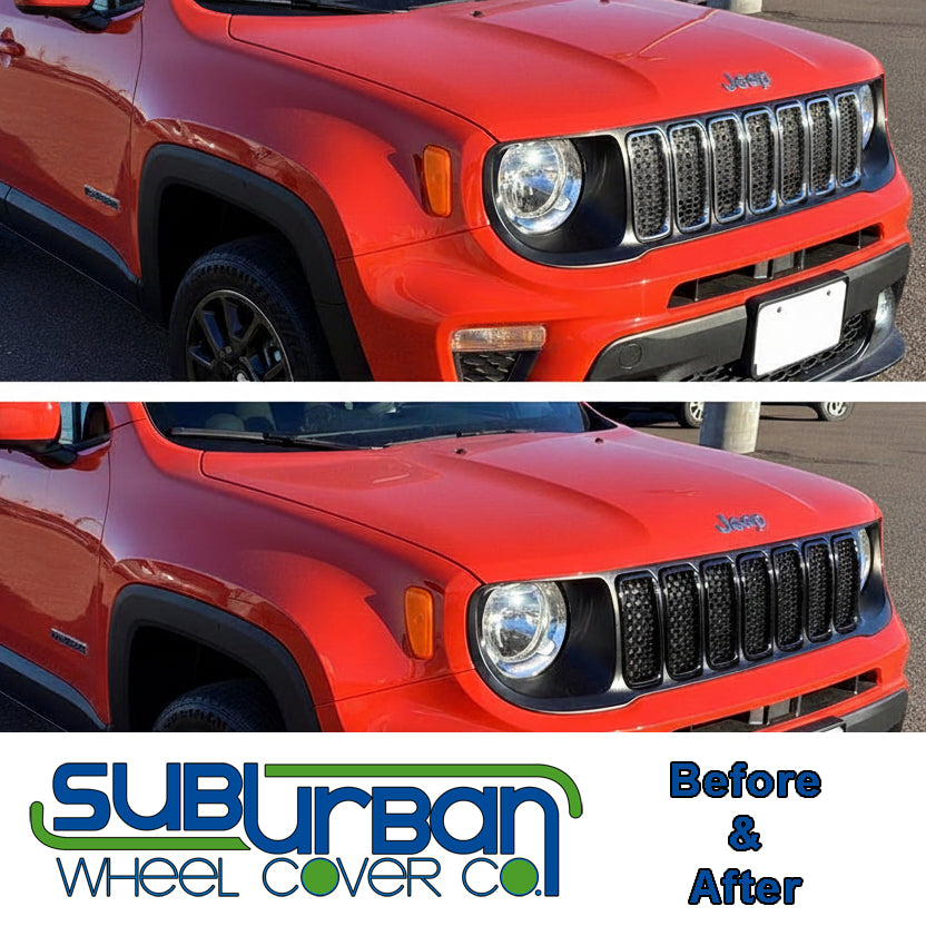 '19-23 Jeep Renegade Gloss Black Grille Insert / Overlay GI/503BLK ...