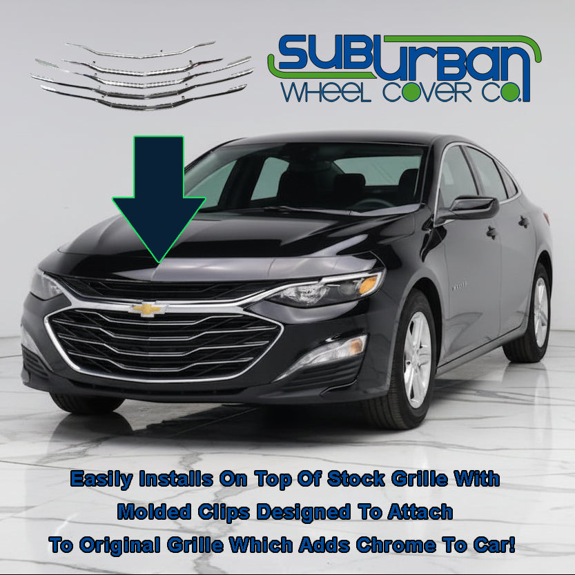 '19-25 Chevrolet Malibu 5 Piece Chrome Grille Insert GI/504 – Suburban ...