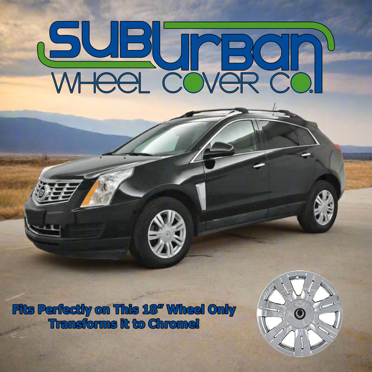 '10-16 Cadillac SRX 18" Chrome Wheel Skins | IMP-357X – Suburban Wheel ...