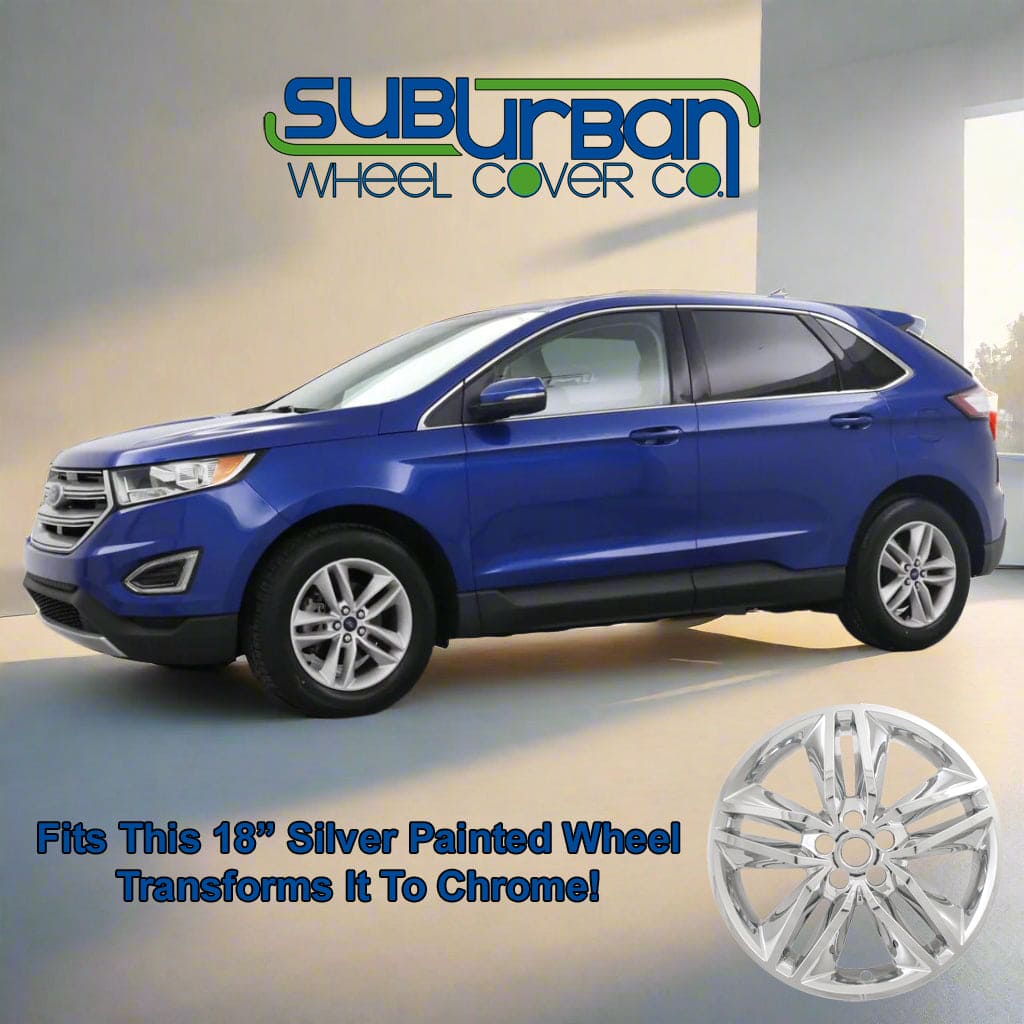'15-18 Ford Edge SEL 18" Chrome Wheel Skins | IMP-385X – Suburban Wheel ...