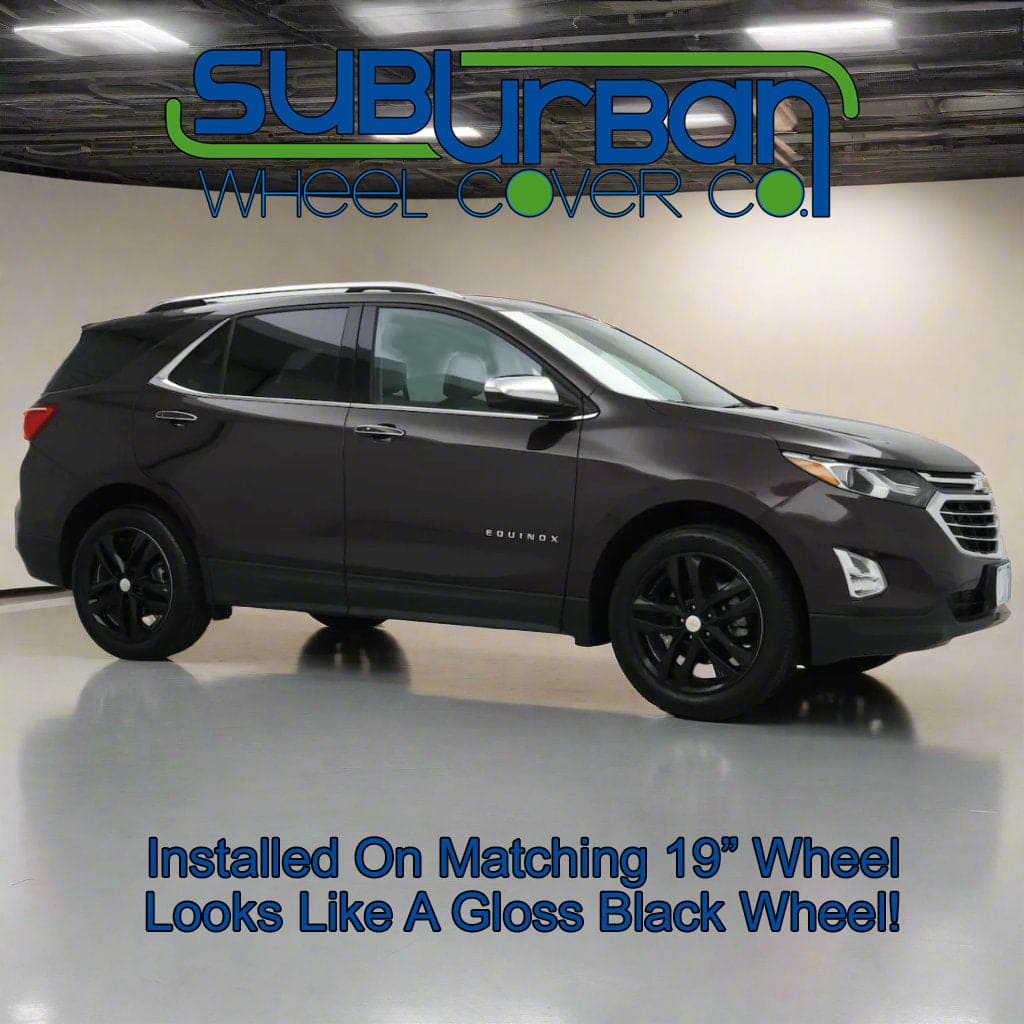 '18-21 Chevy Equinox Premier 19" Gloss Black Wheel Skins | IMP-415BLK ...