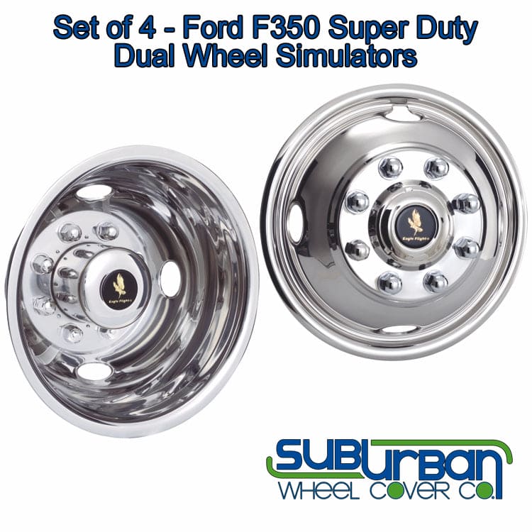 '05-24 Ford F350 17" Dual Wheel Simulators | JDF1708 – Suburban Wheel Cover