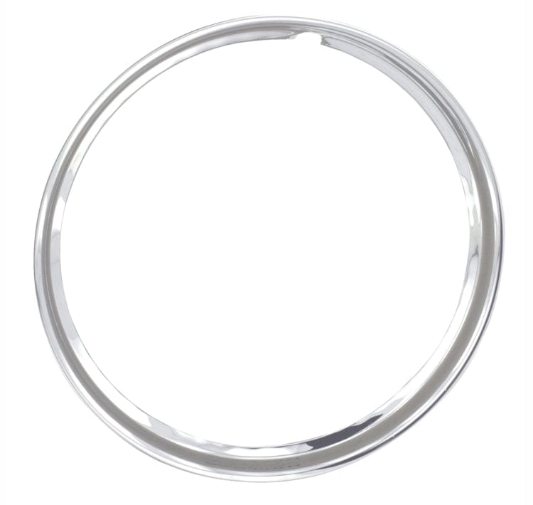 14" Smooth Hot Rod Style Chrome / Stainless Steel Trim Rings | TR2441 ...