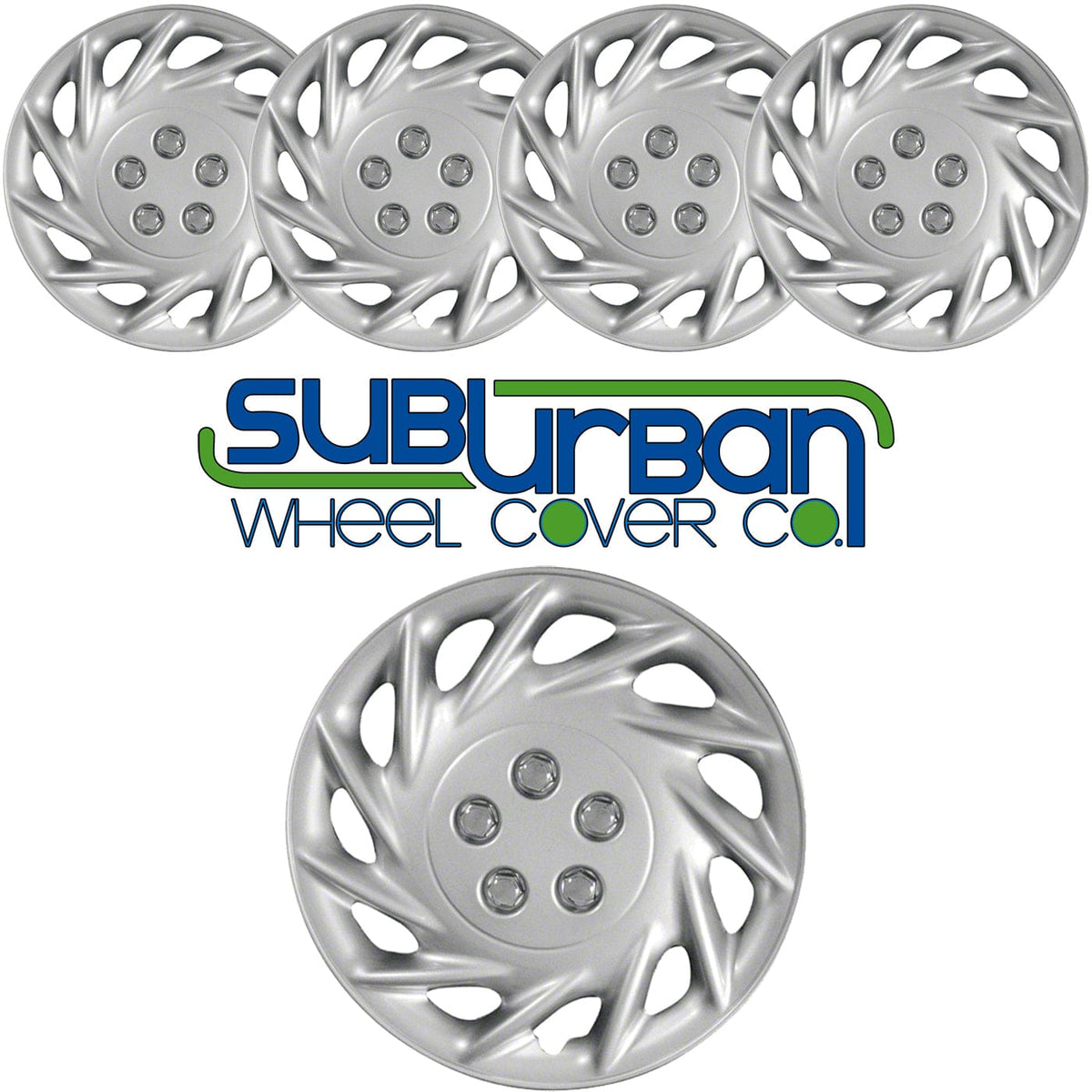 Ford Taurus Style 15" Replacement Hubcaps | 118-15S – Suburban Wheel Cover
