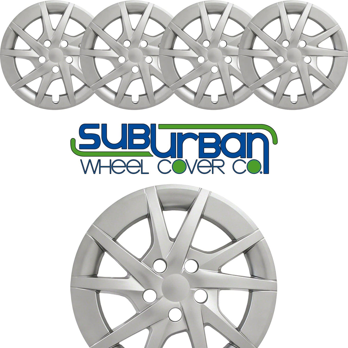'12-18 Toyota Prius V Wagon Style 16" Replacement Hubcaps | 502-16S ...