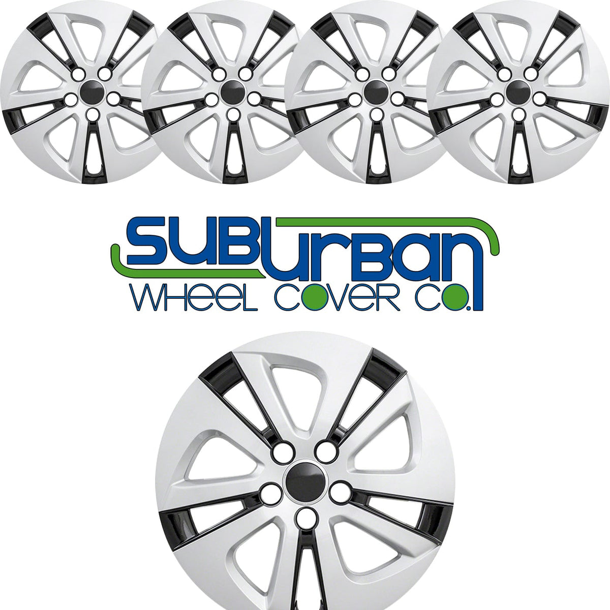 '16-18 Toyota Prius Style 15" Replacement Hubcaps | 516-15SB – Suburban ...