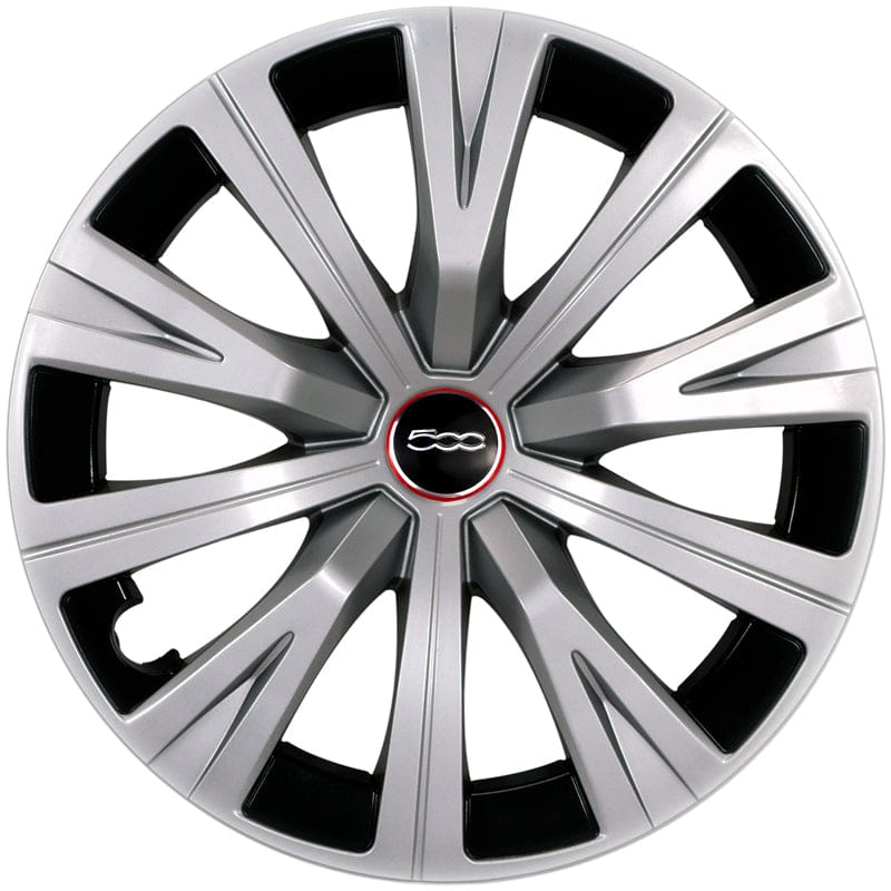 '14-17 Fiat 500 16" Replacement Hubcaps / Wheel Covers | 530-16SC-500 ...