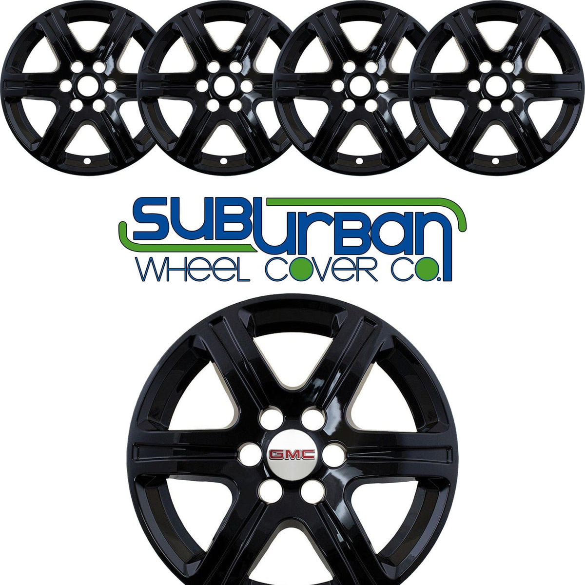 '17-20 GMC Acadia 17" Gloss Black Wheel Skins | 7579-GB – Suburban ...