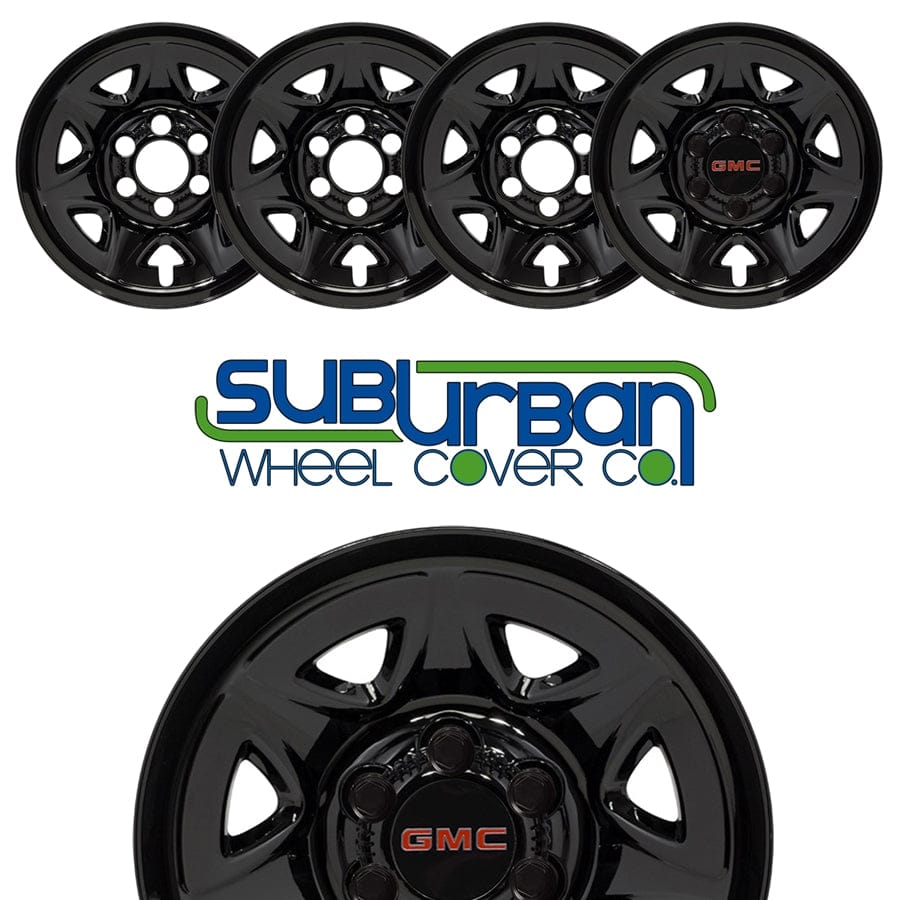 '14-19 GMC Sierra 1500 17" Gloss Black Wheel Skins | 7950-GB – Suburban ...