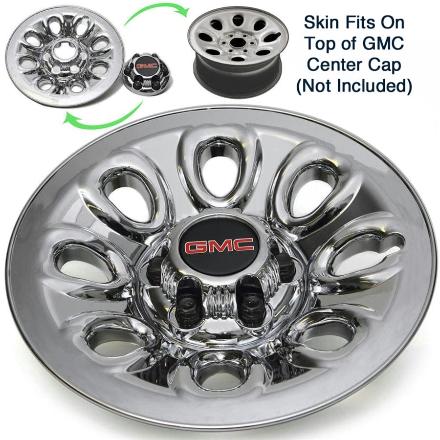 '05-15 GMC Sierra 1500 17" Gloss Black Wheel Skin | 7951-GB – Suburban ...