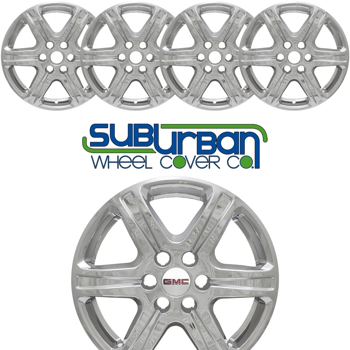 '17-20 GMC Acadia 17" Chrome Wheel Skins | IMP-395X – Suburban Wheel Cover