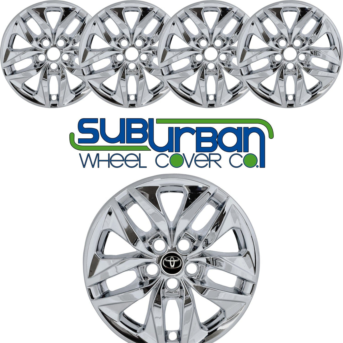 '21-25 Toyota Sienna 17" Chrome Wheel Skins | IMP-478X – Suburban Wheel ...