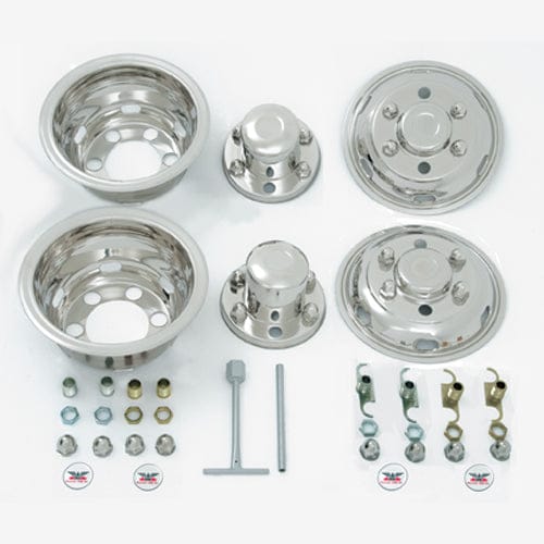 Isuzu NPR 6 Lug 17.5" Dual Wheel D.O.T. Wheel Simulators | N6670-17.5 ...