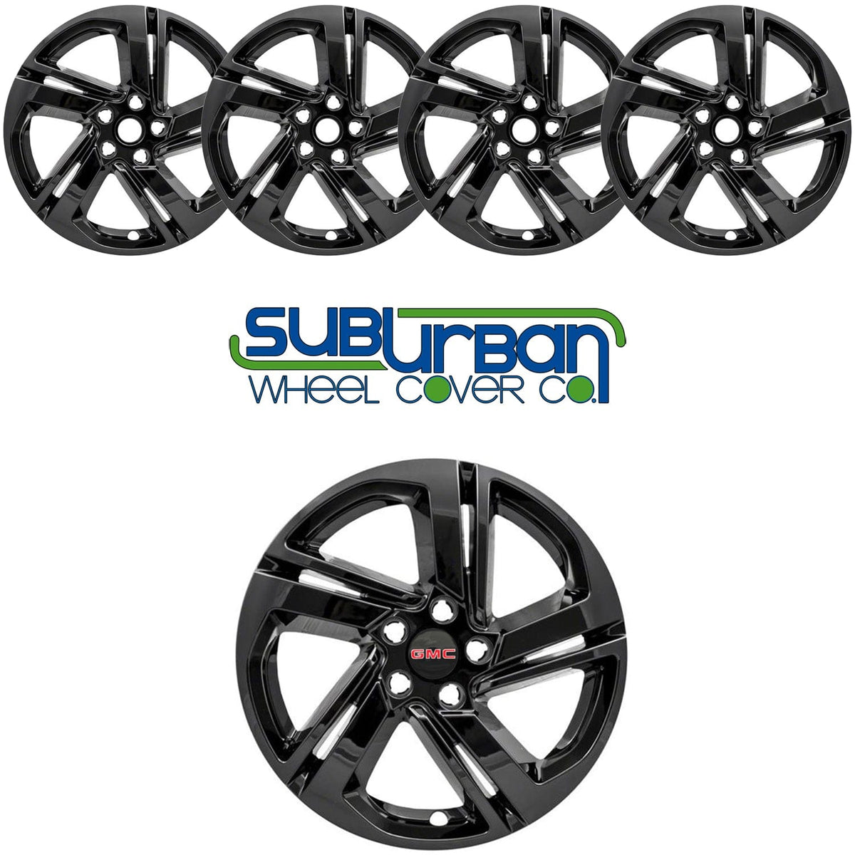 '18-20 GMC Terrain 18" Gloss Black Wheel Skins | IMP-418BLK – Suburban ...